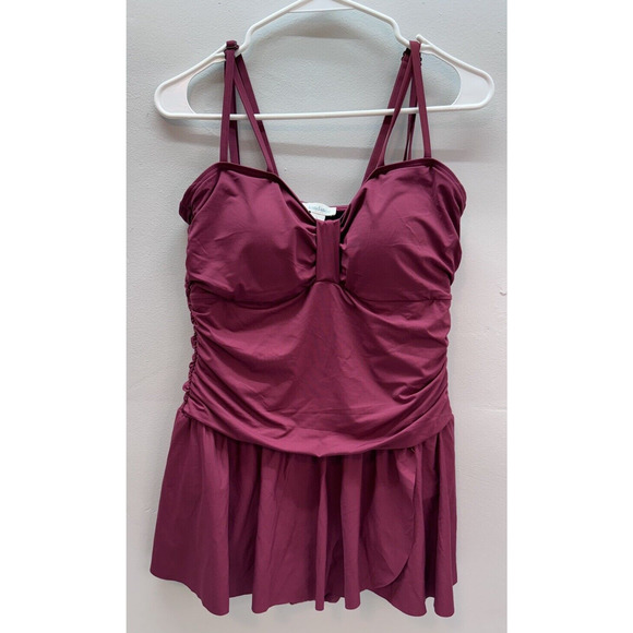 Sundance | Swim | Sundance Catalog Seas The Day One Piece Burgundy Swim ...